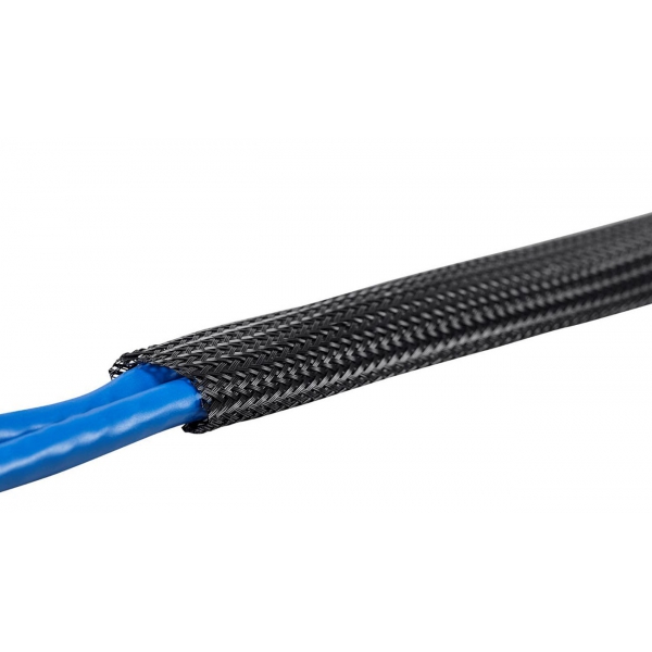 Kabelmantel/ gevlochten kous, rol 100 meter | DDS Electronics